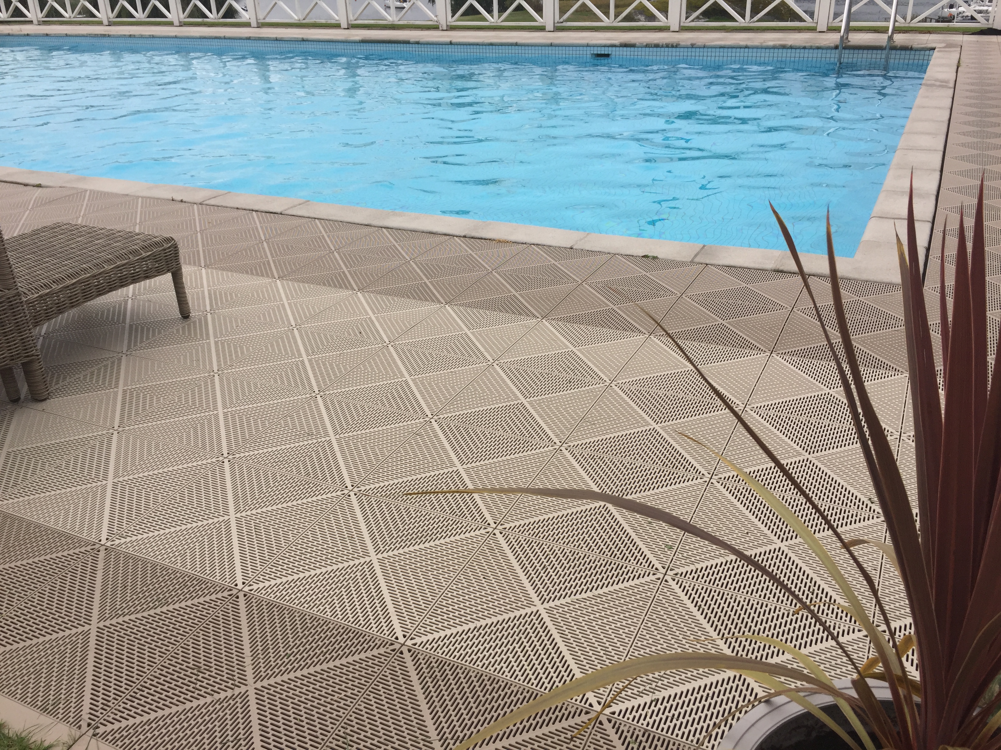 Balcony floor and basement floor from Bergo Flooring
