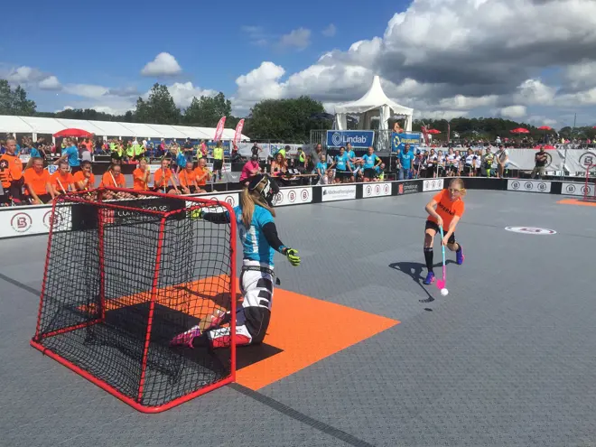 Floorball floor from Bergo Flooring