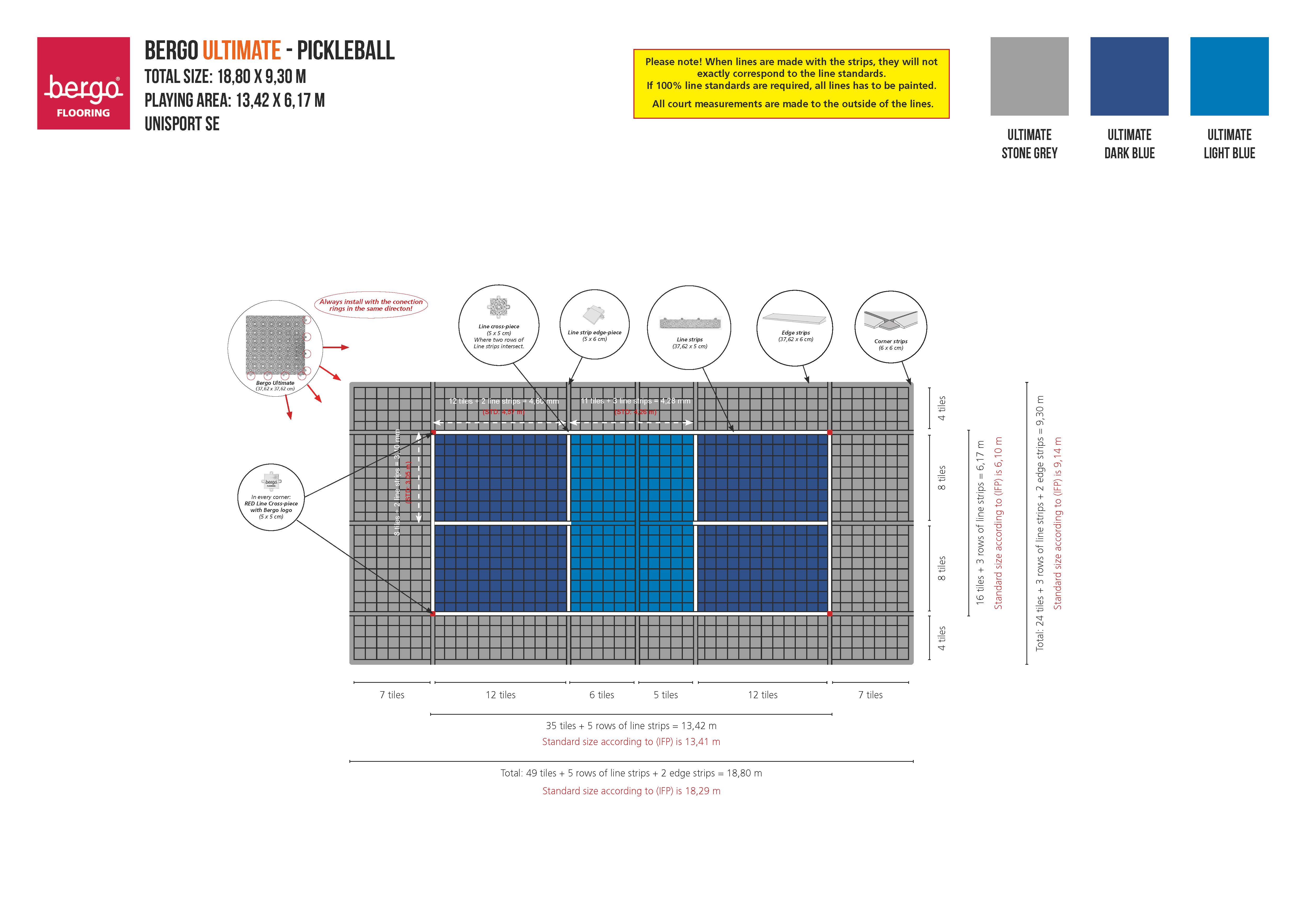 Basketball floor from Bergo Flooring